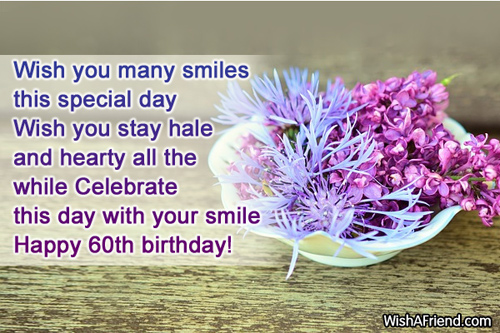 60th Birthday Wishes