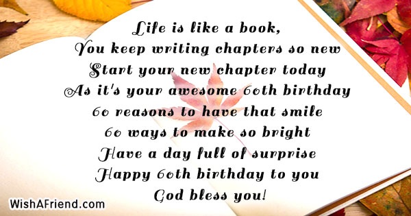 60th Birthday Wishes