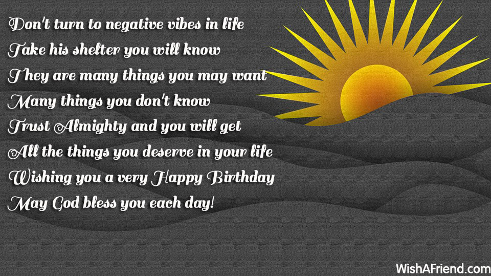 Christian Birthday Greetings