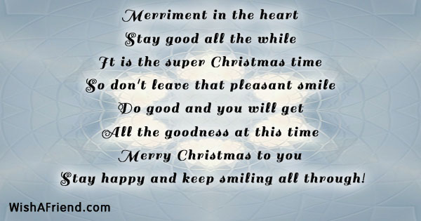 Merriment in the heart Stay good, Inspirational Christmas Quote