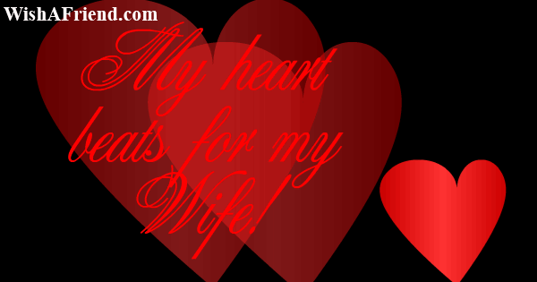 My heart beats for my wife., Husband Wife Gifs